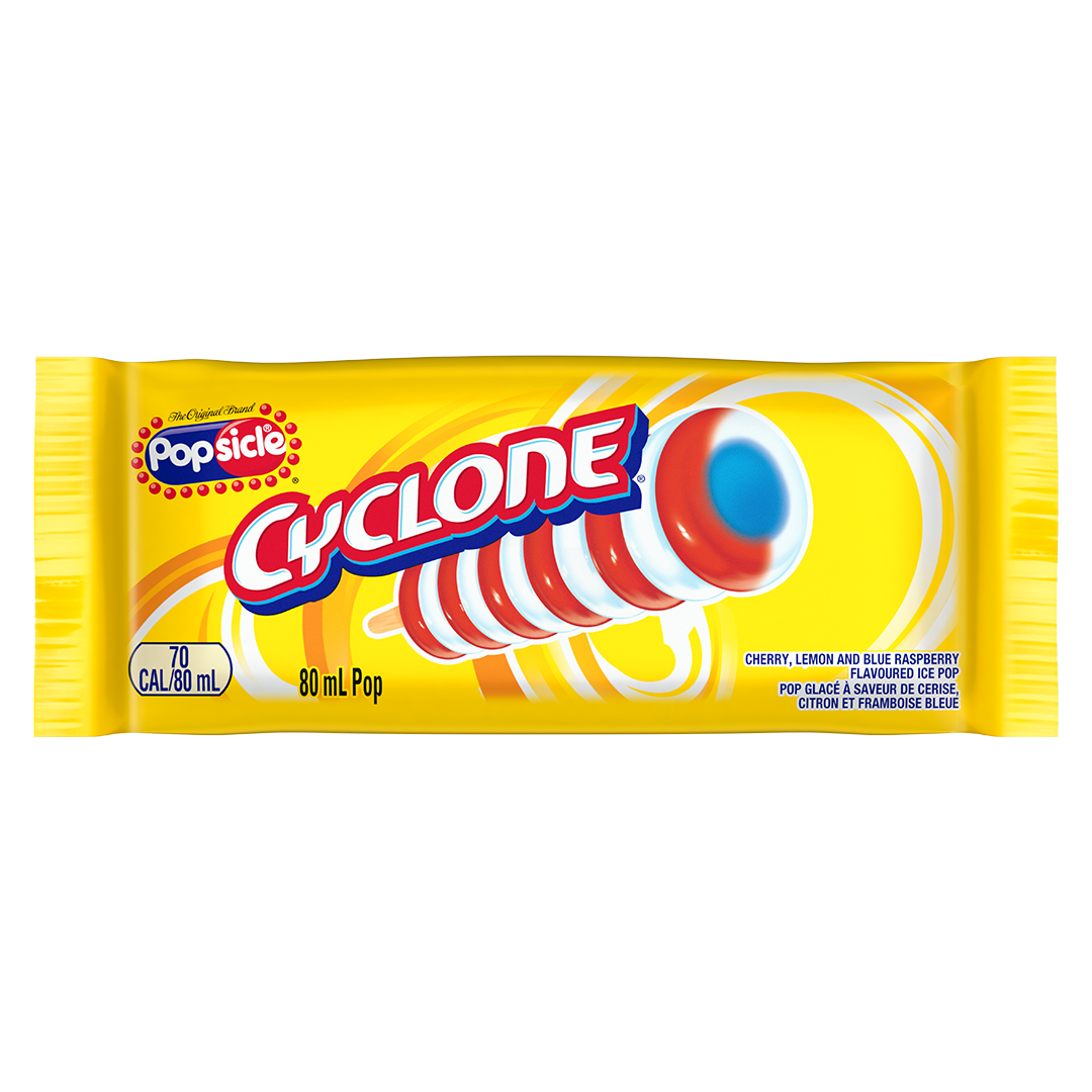 Popsicle Cyclone Ice Pop Canada | Red White Blue Swirl