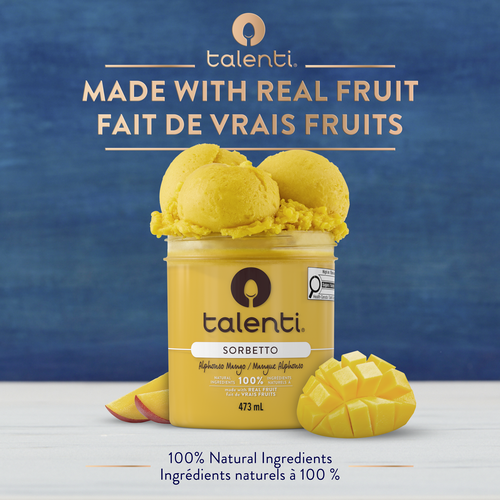 Talenti Alphonso Mango Sorbetto 473ML