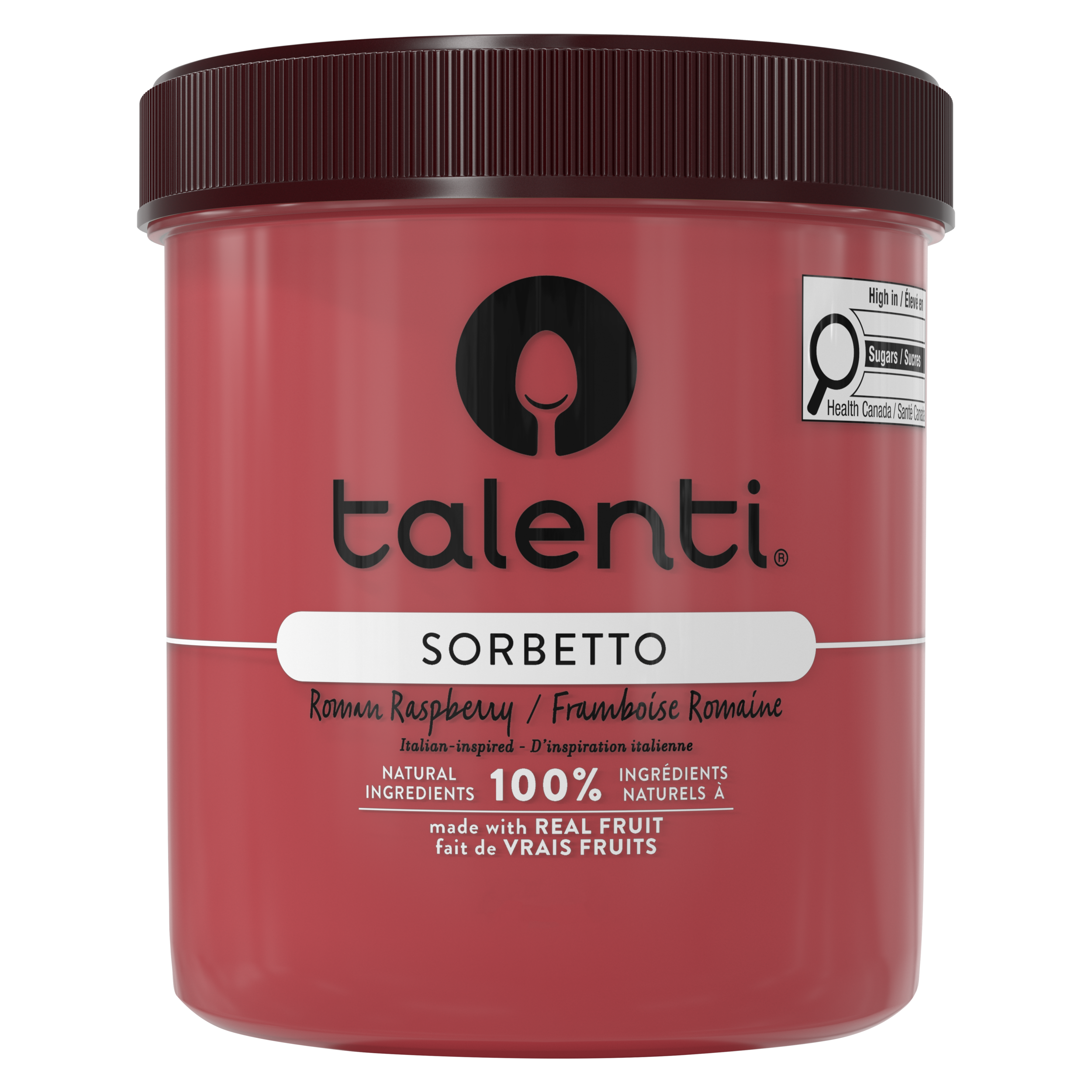 Talenti Roman Raspberry Sorbetto | Dairy-Free Frozen Dessert